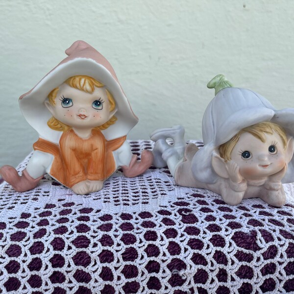 Homco Elves - Etsy