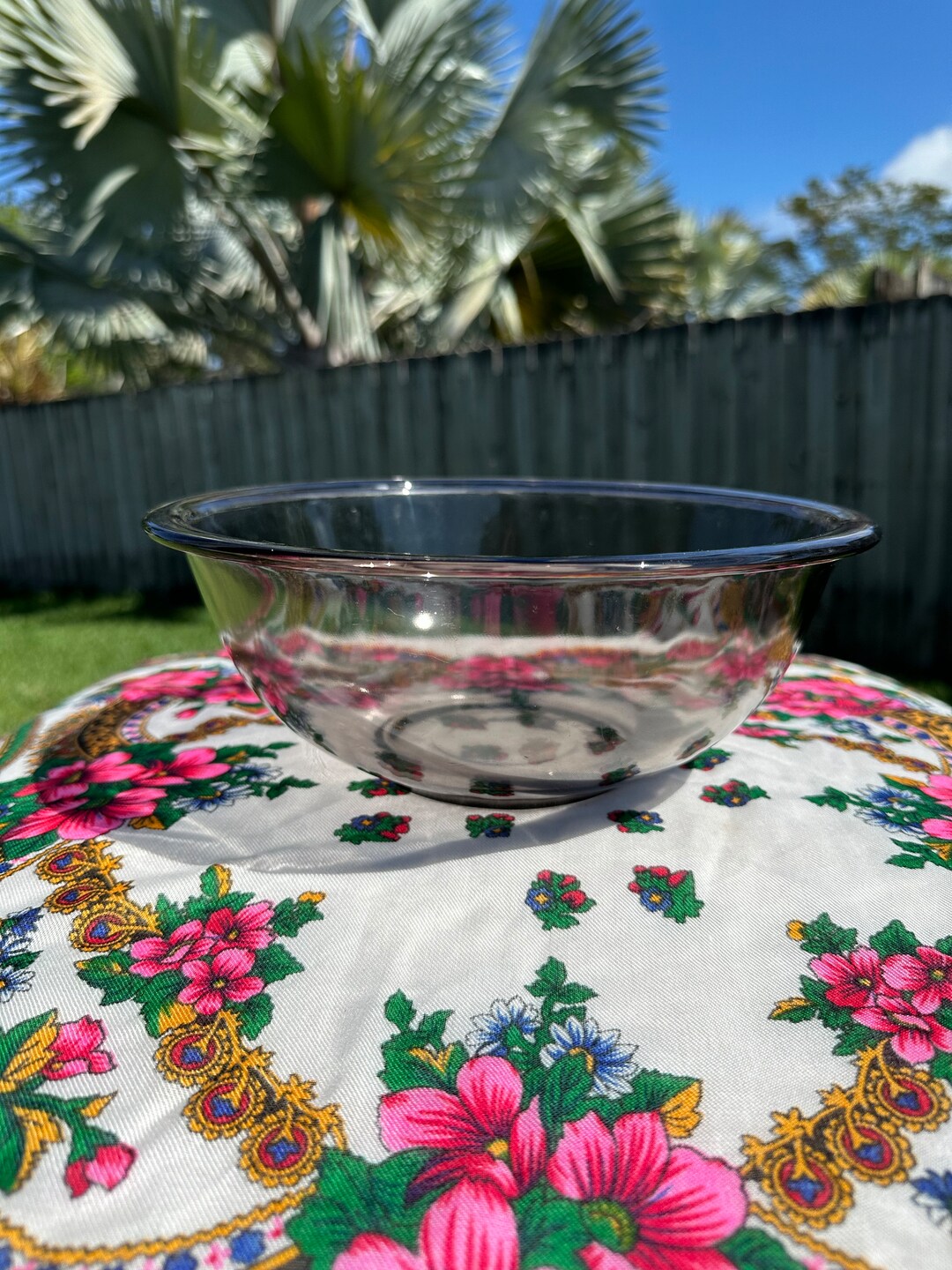 Vintage Pyrex Amber Glass Mixing Bowl - Etsy