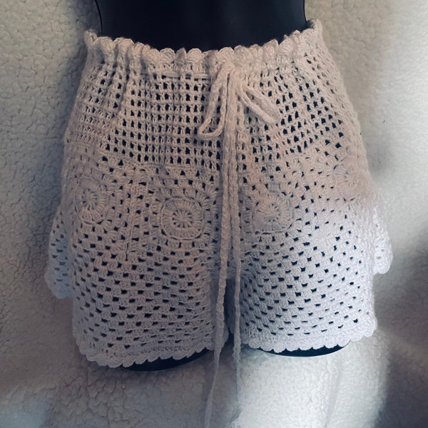 Crochet Beach Shorts - Etsy