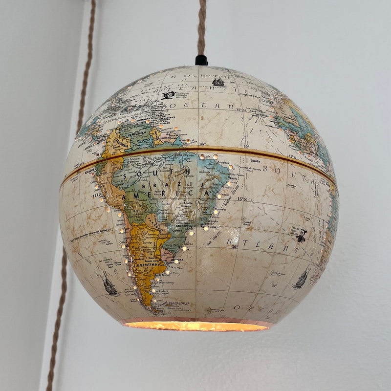 World Globe Light - Etsy