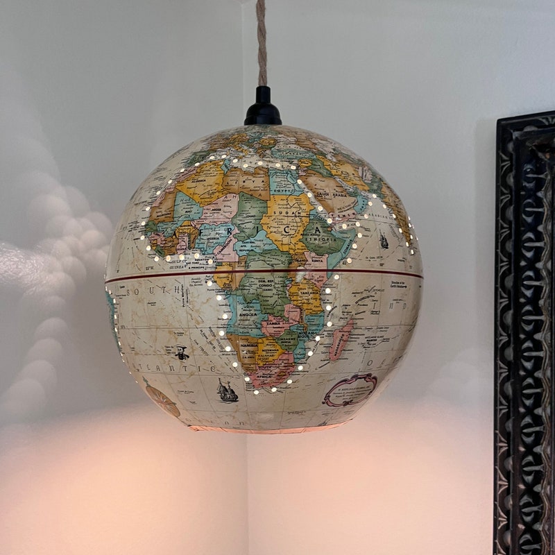 World Globe Light - Etsy