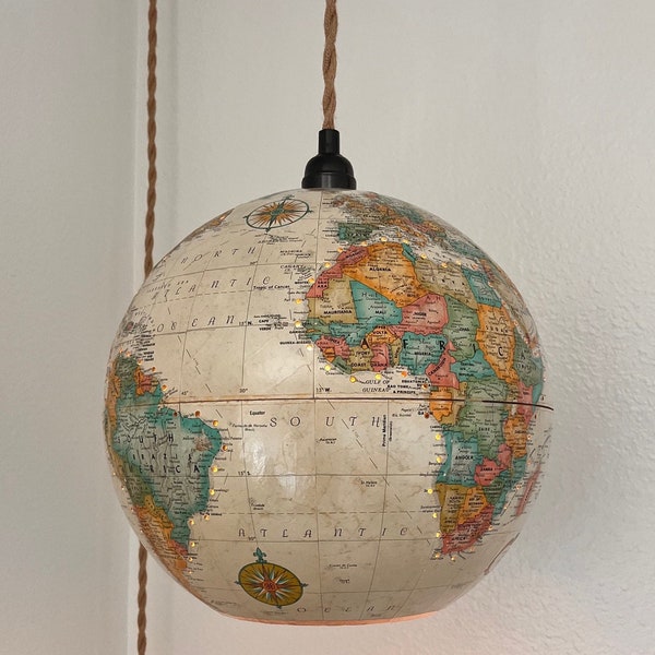 World Globe Light - Etsy