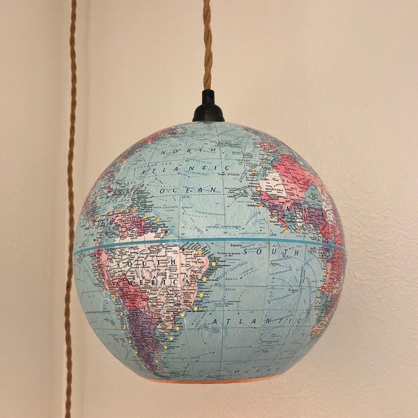 World Globe Light - Etsy