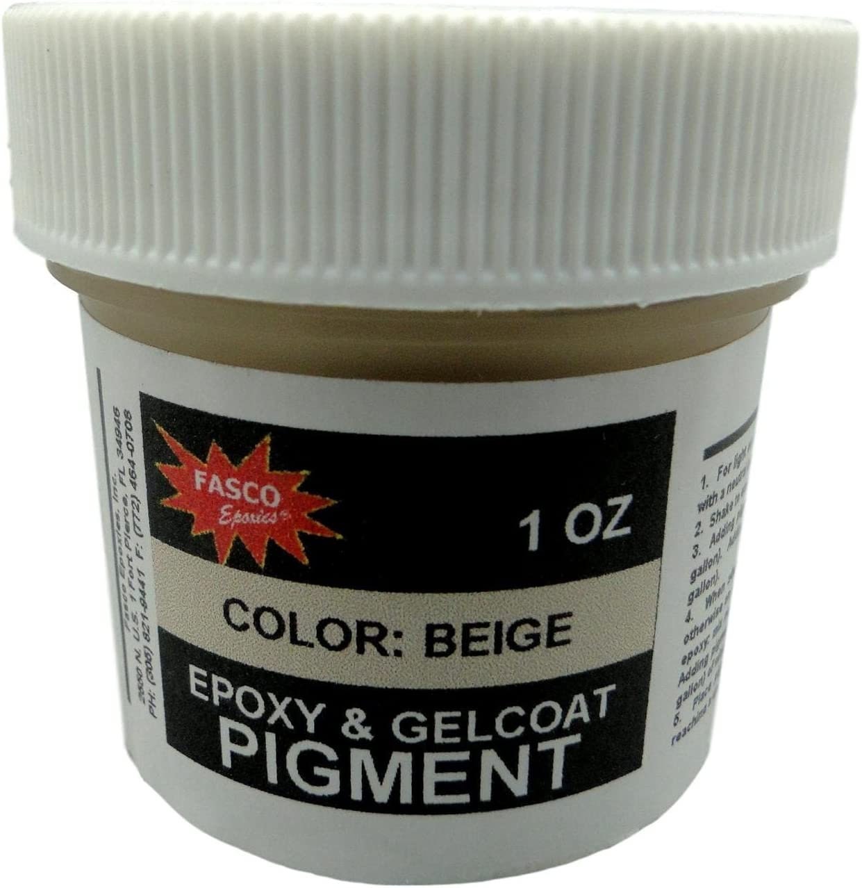 Beige Pigment for Epoxy Resin, Gelcoat, Paint - 1 Oz - Etsy