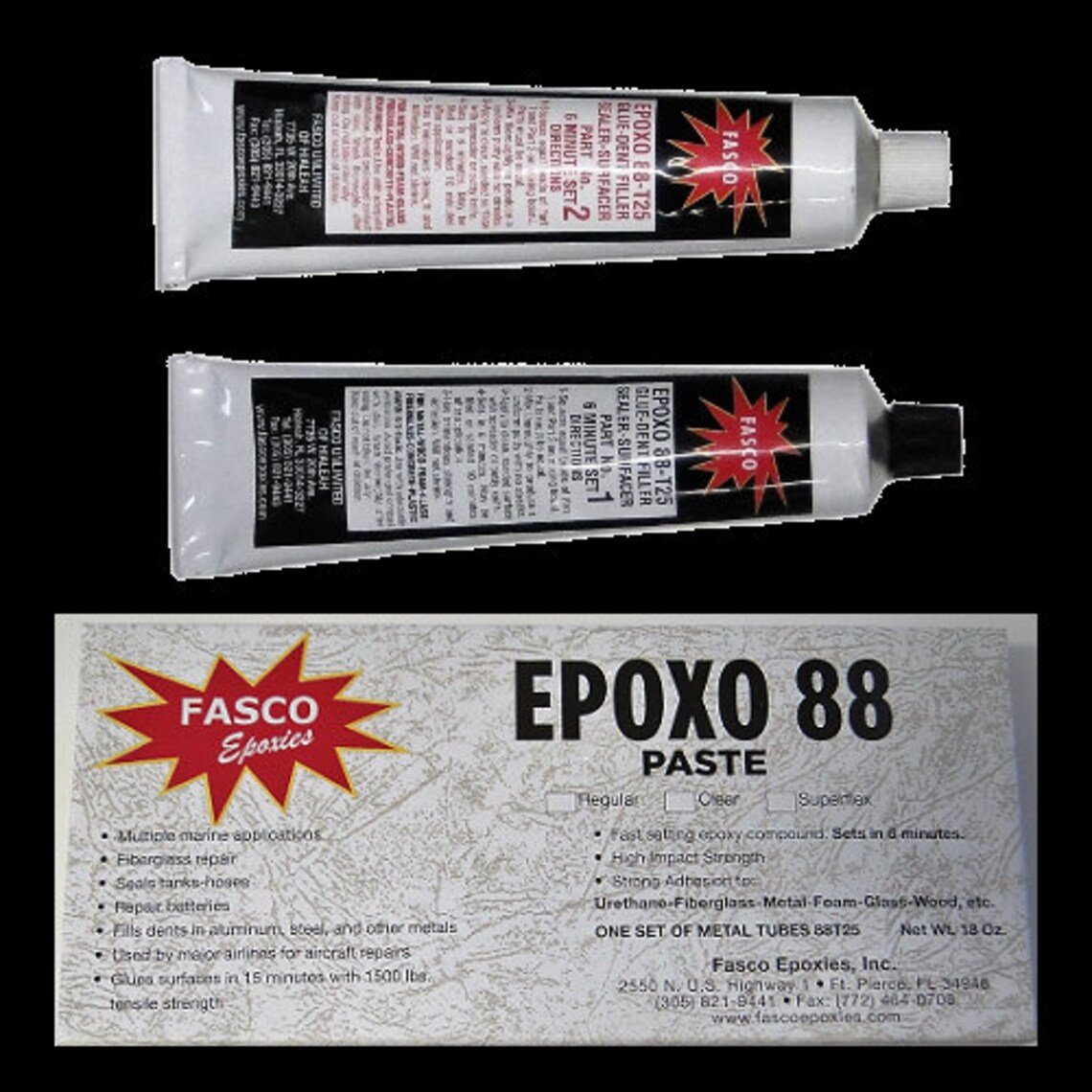 Clear Epoxo 88 Fast Set - 2 Part Epoxy Paste - Fast Cure - 6 Minute Epoxy - Etsy