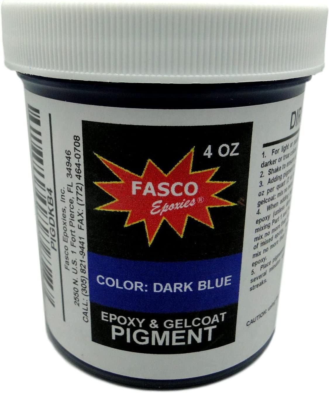 Dark Blue Pigment for Epoxy Resin, Gelcoat, Paint - 4 Oz - Etsy
