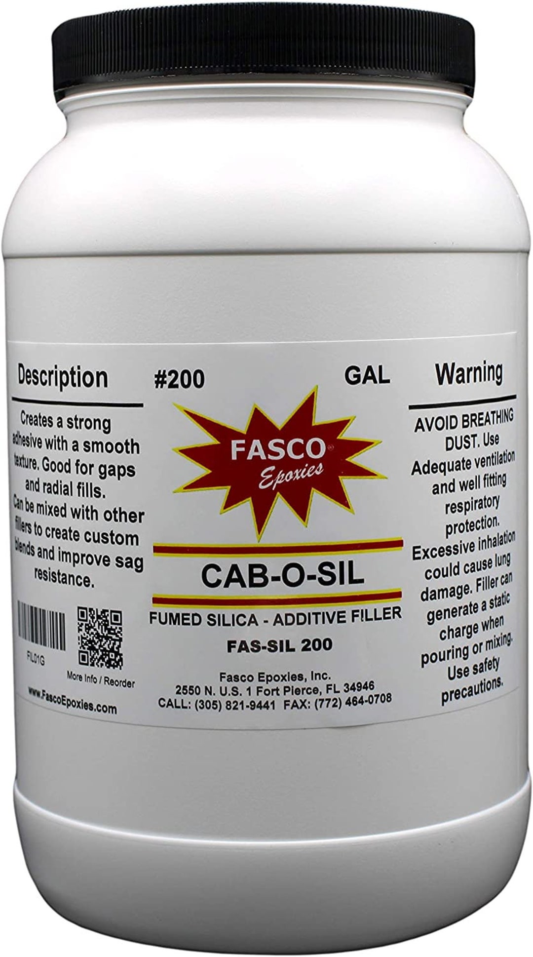 Fumed Silica - M5 CAB-O-SIL - Filler - Additive - Gallon - Etsy