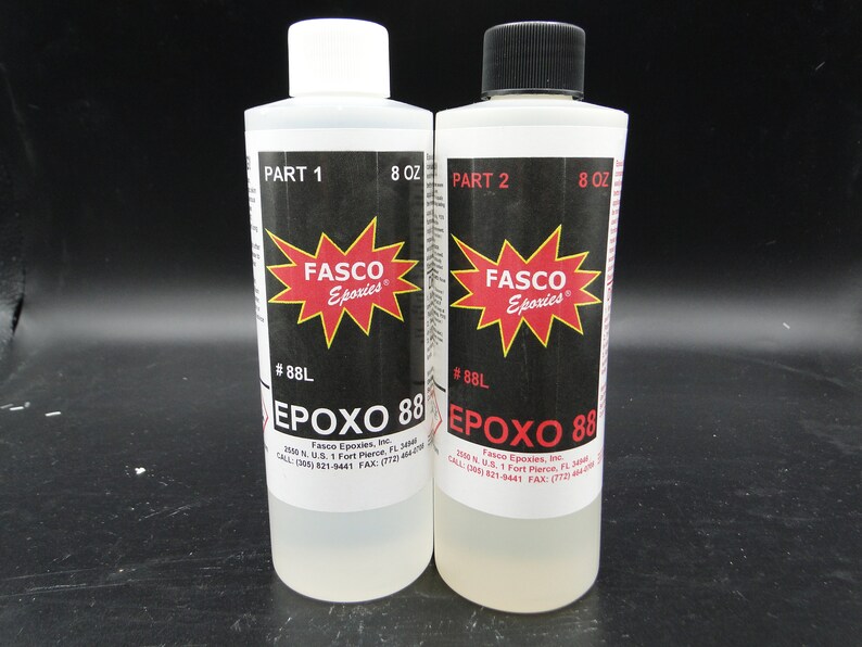 Epoxo 88 Fast Cure Epoxy 6 Minute Set Fast Set Epoxy 16 Oz | Etsy
