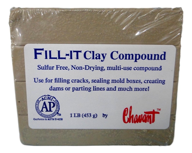 Non Drying Clay - Fill-it Clay Compound - Sulfur Free - Multi Use ...