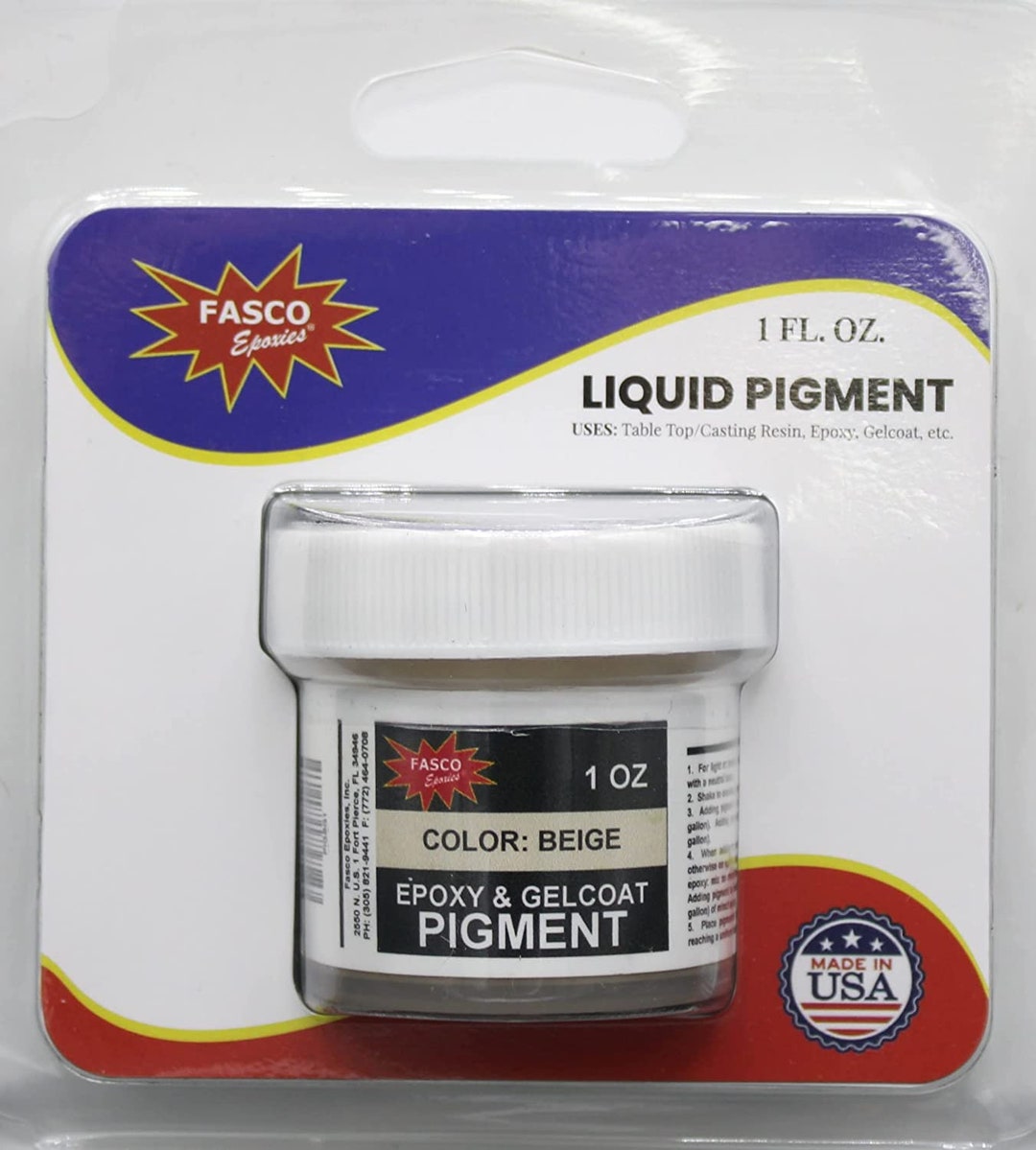 Beige Pigment for Epoxy Resin, Gelcoat, Paint - 1 Oz - Etsy