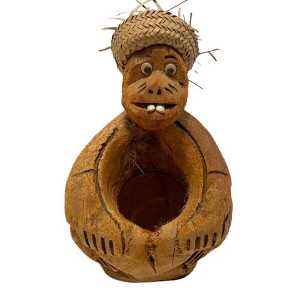 Coconut Monkey - Etsy
