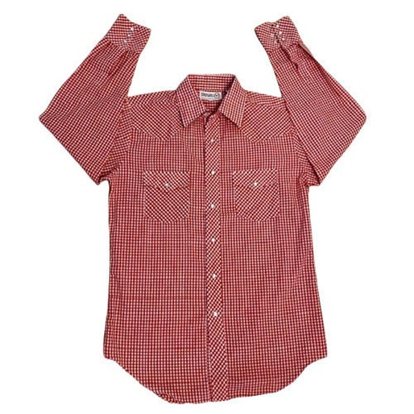 Red and White Check Shirt - Etsy