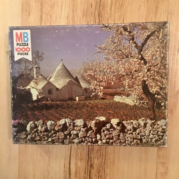 Jigsaw Puzzle Milton Bradley Vintage Europa Apulla Italy 1000 - Etsy