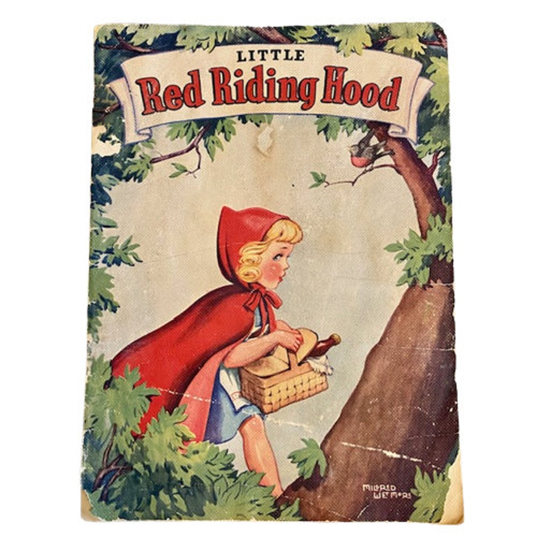 Oversize Picture Book Little Red Riding Hood Mildred Wetmore ...