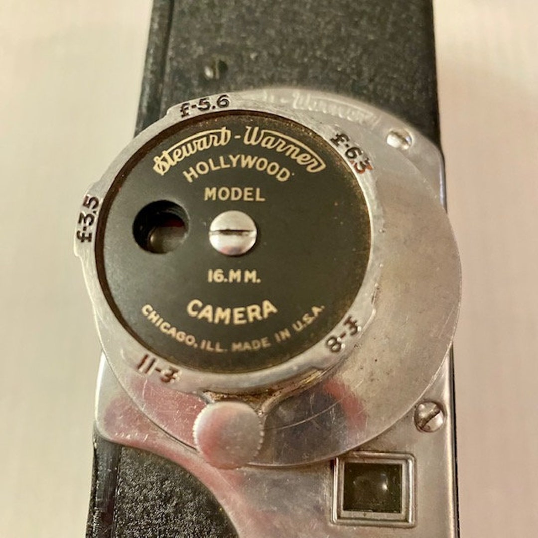 Movie Camera Vintage 1930s Stewart Warner Hollywood 16MM Hand Held - Etsy