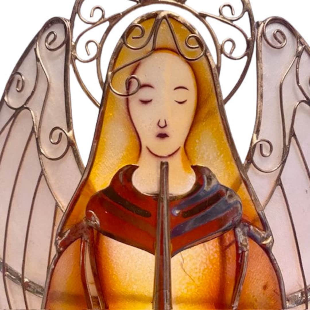 Capiz Shell Angel Votive Tea Light Holder Ombre Gold Tones - Etsy