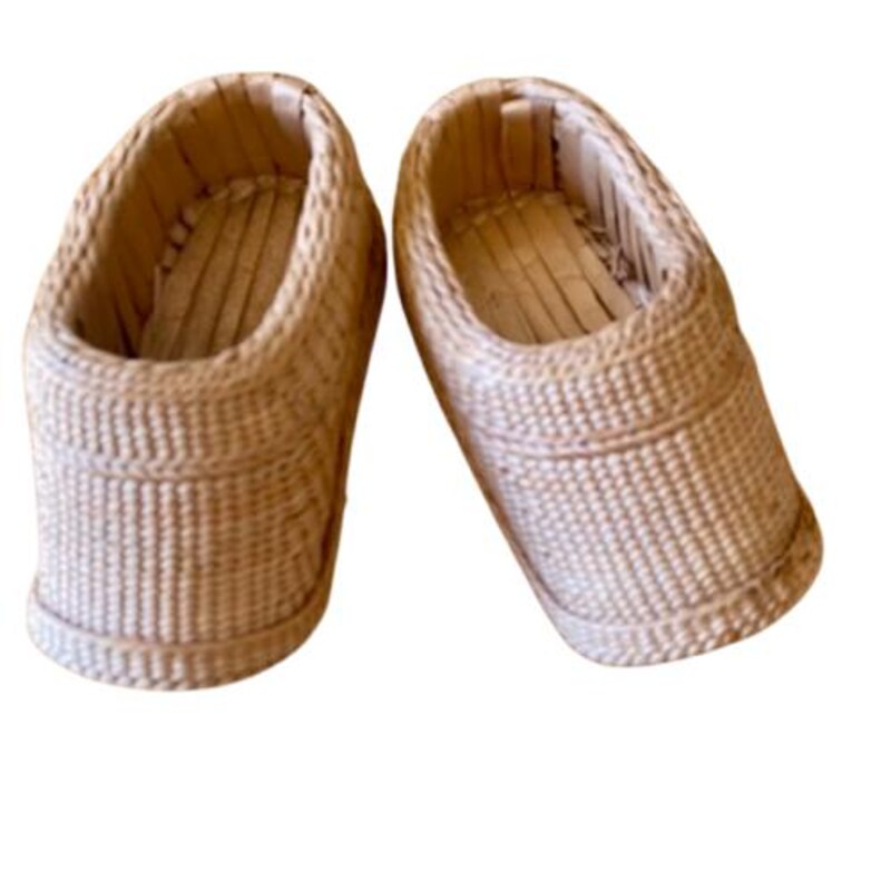 Woven Straw Shoes - Etsy