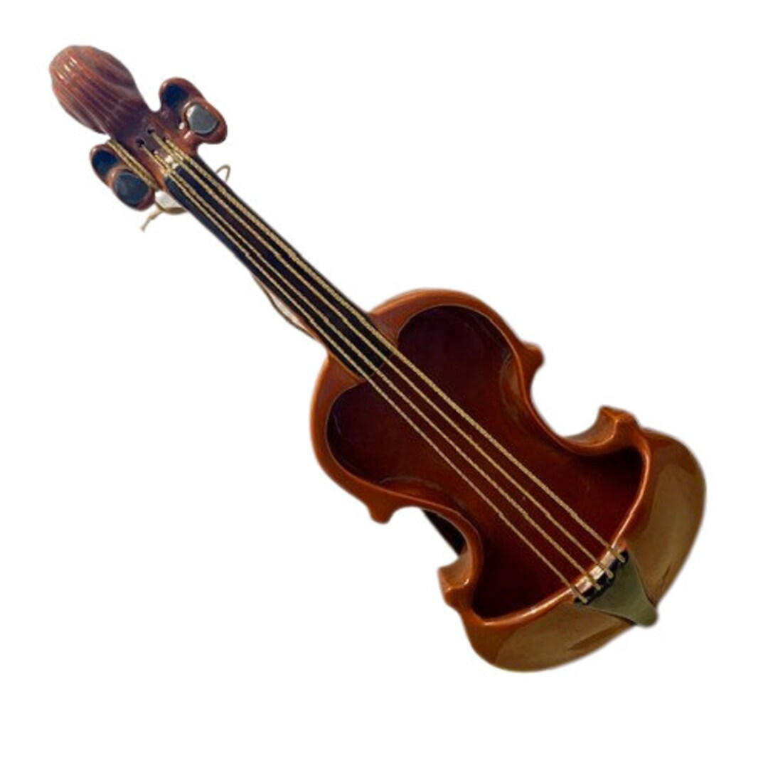 Red Wing Pottery Violin Fiddle Ceramic Wall Pocket Mid Century Vintage ...