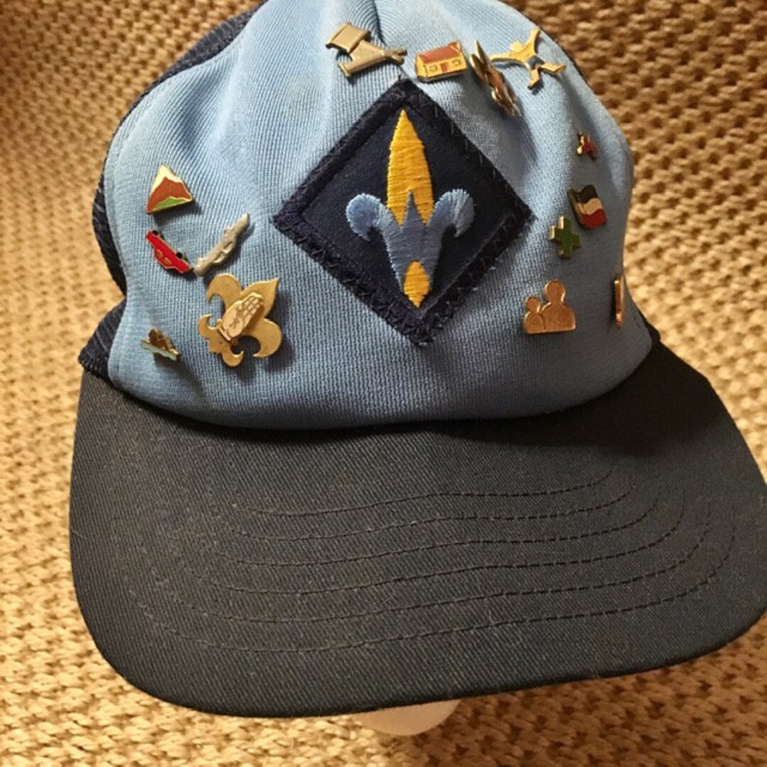 Cub Scout Cap Webelos Logo Vintage Snap Back Pins Patch - Etsy