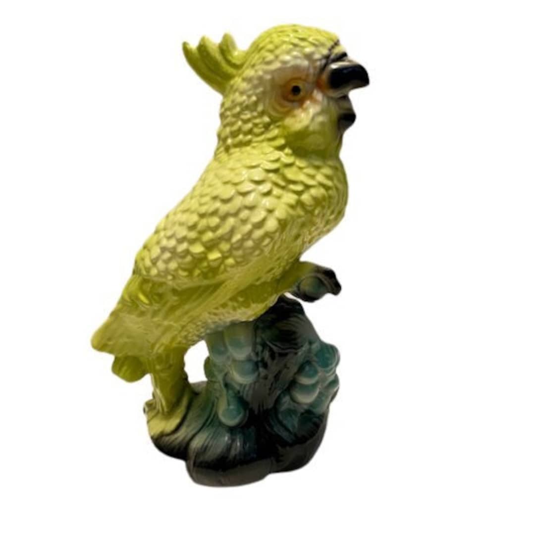 William Maddox Cockatoo Figurine Large Ceramic Mid Century Vintage ...