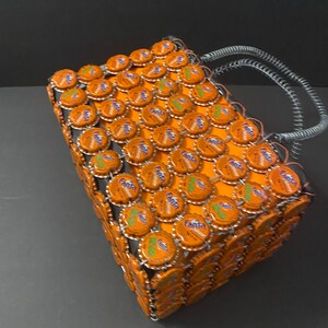 Fanta Bottle Cap Handcrafted Basket Purse With Handles Decorative ...