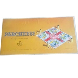 Parcheesi Gold Seal Edition Vintage Game 1964 Complete Backgammon of ...