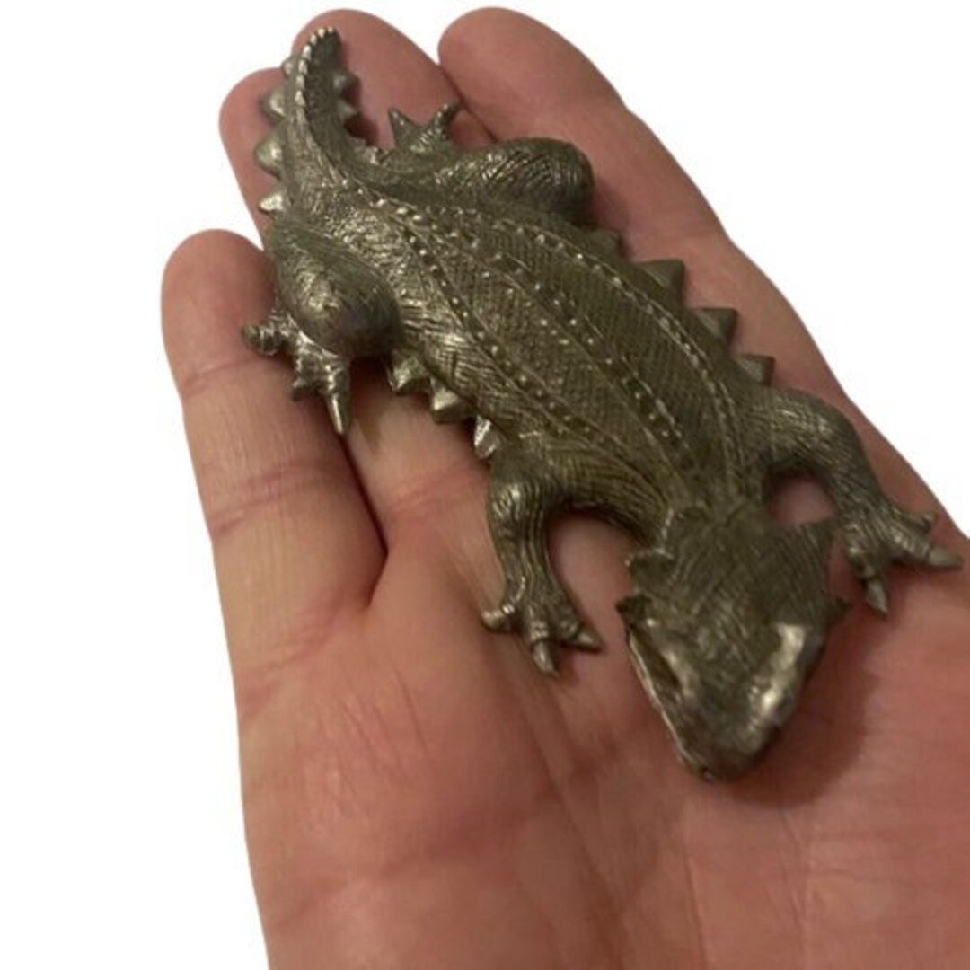 Robert Shields Horny Toad Figurine Pewter Horned Lizard Very Detailed ...