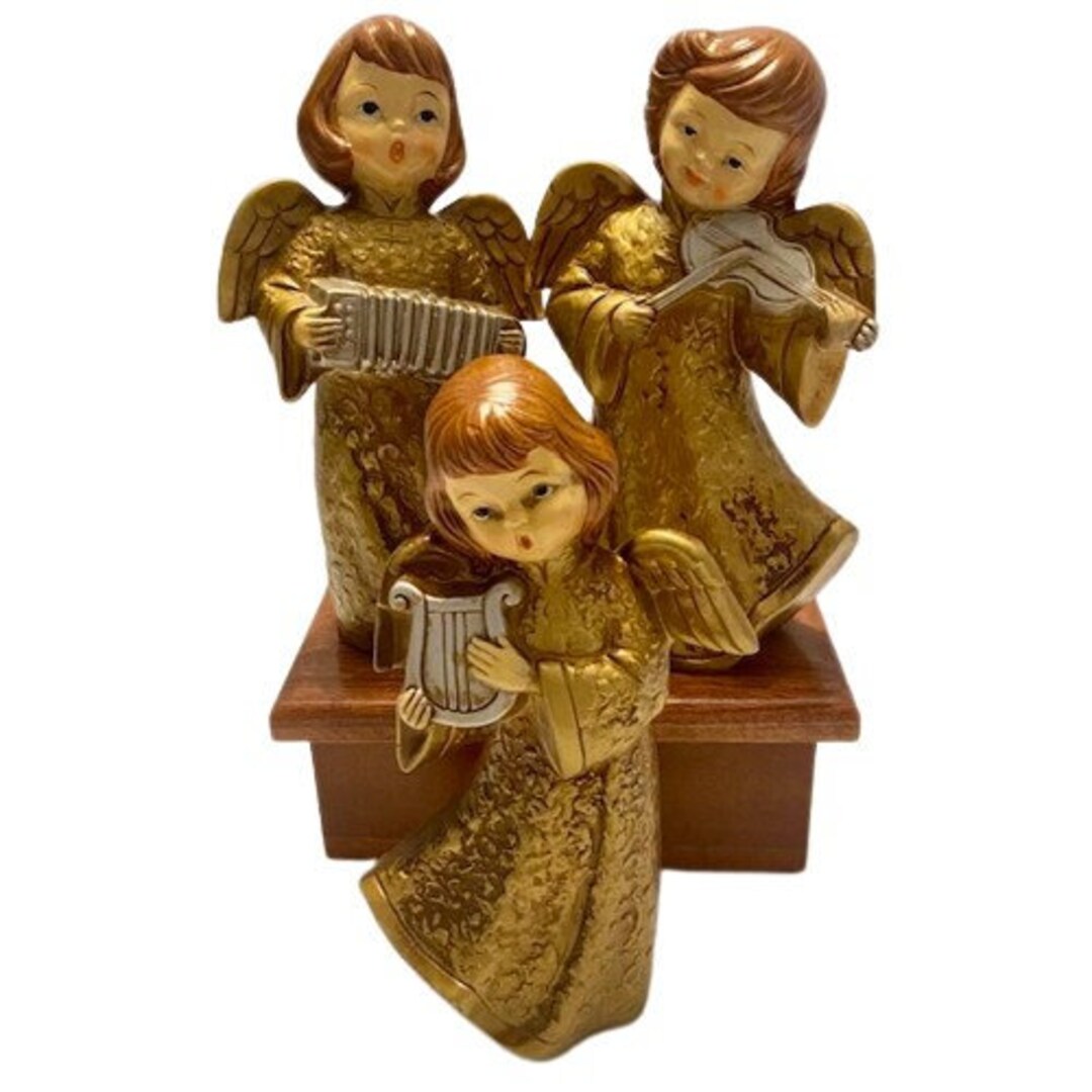 Parma Angels Choir Vintage 1960s Angel Figurines Gold - Etsy
