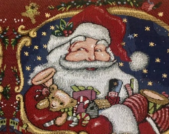 Christmas Table Runner Santa - Etsy