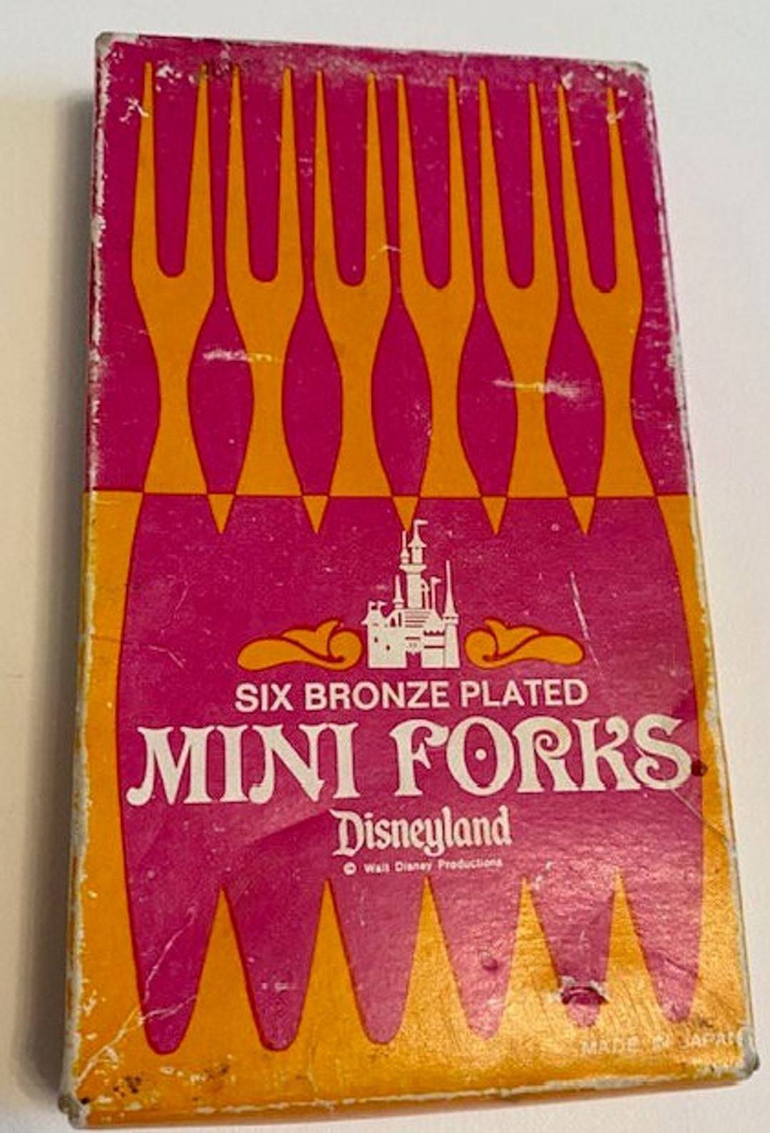 Disneyland Mini Forks Set Mid Century 1960s Souvenir Cocktail Forks ...