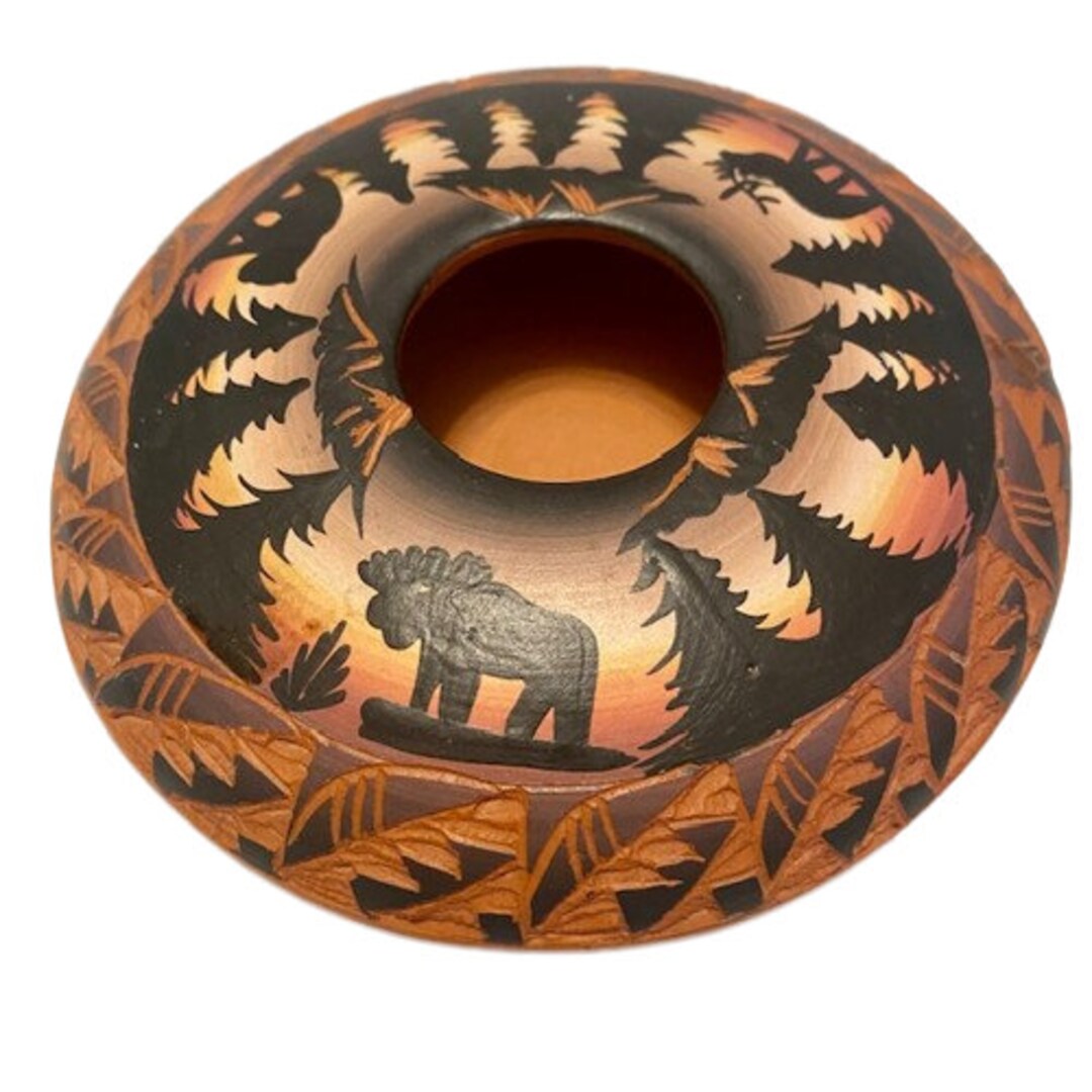 Art Pottery Seed Pot Vintage Southwestern Native American Seed Jar ...