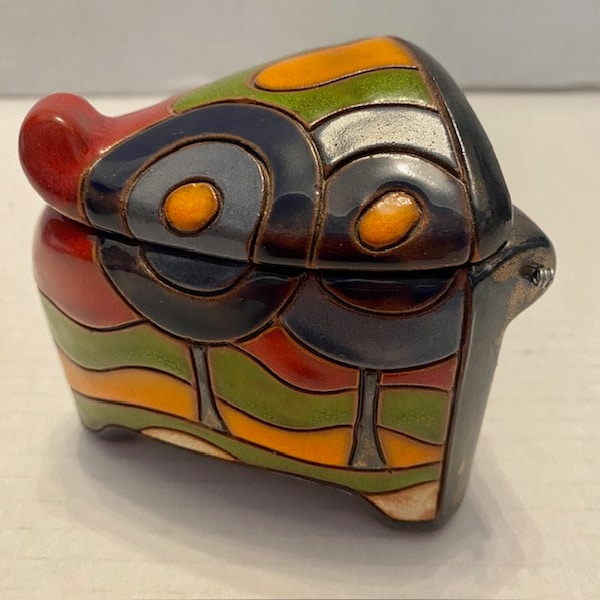 Pottery Trinket Box - Etsy