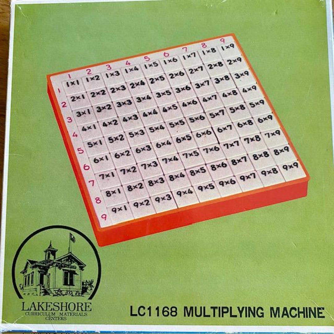 Multiplying Machine Learning Tool Lakeshore Curriculum Materials ...