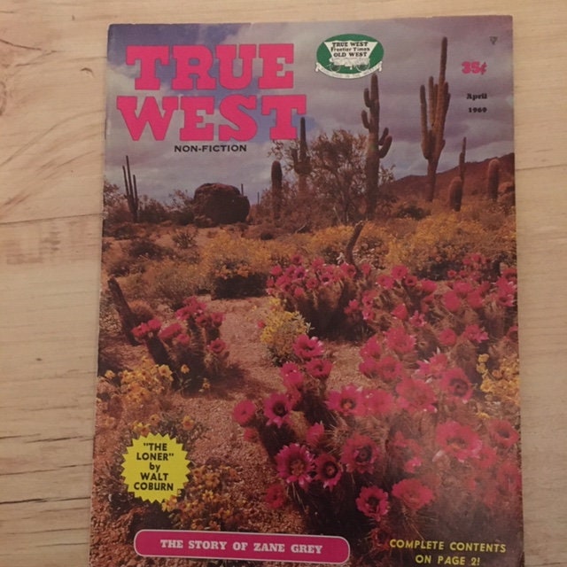 Magazines From the 60s True Frontier True West - Etsy