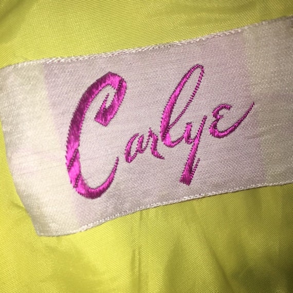 Carlye Dress Vintage 60's 70's Hostess Maxi Yellow Gr… - Gem