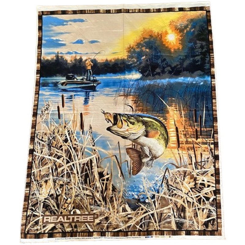 Bass Quilt Panel - Etsy