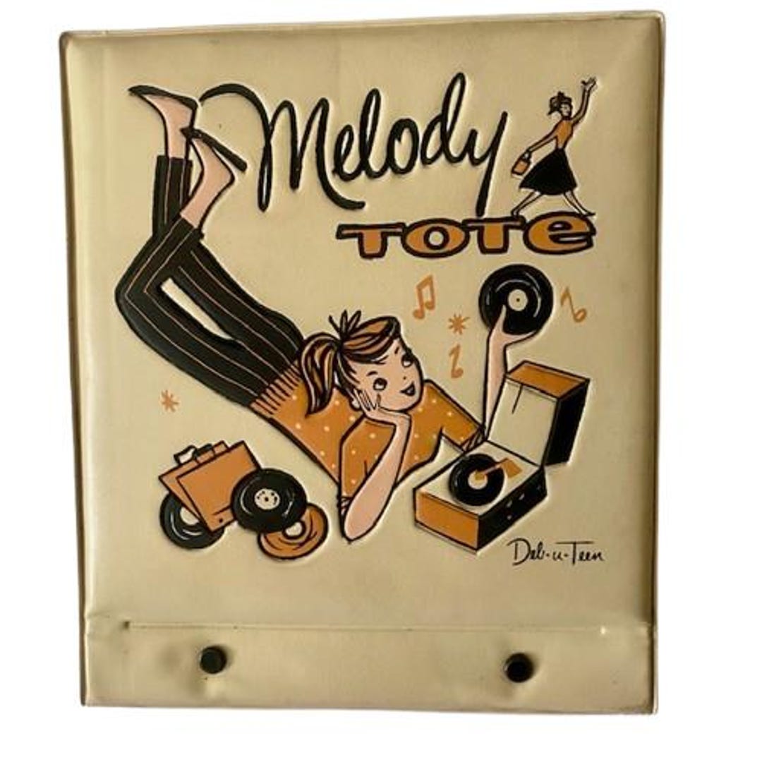 Melody Land 45 Record Tote Deb U Teen Mid Century 1950s Includes ...