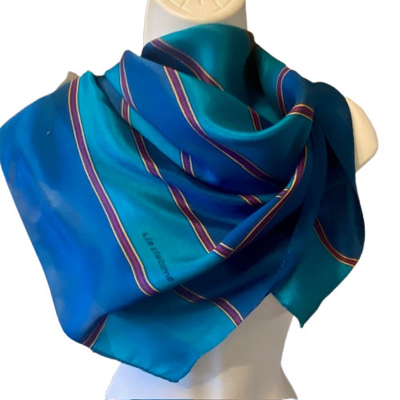 Liz Claiborne Silk Scarf - Etsy