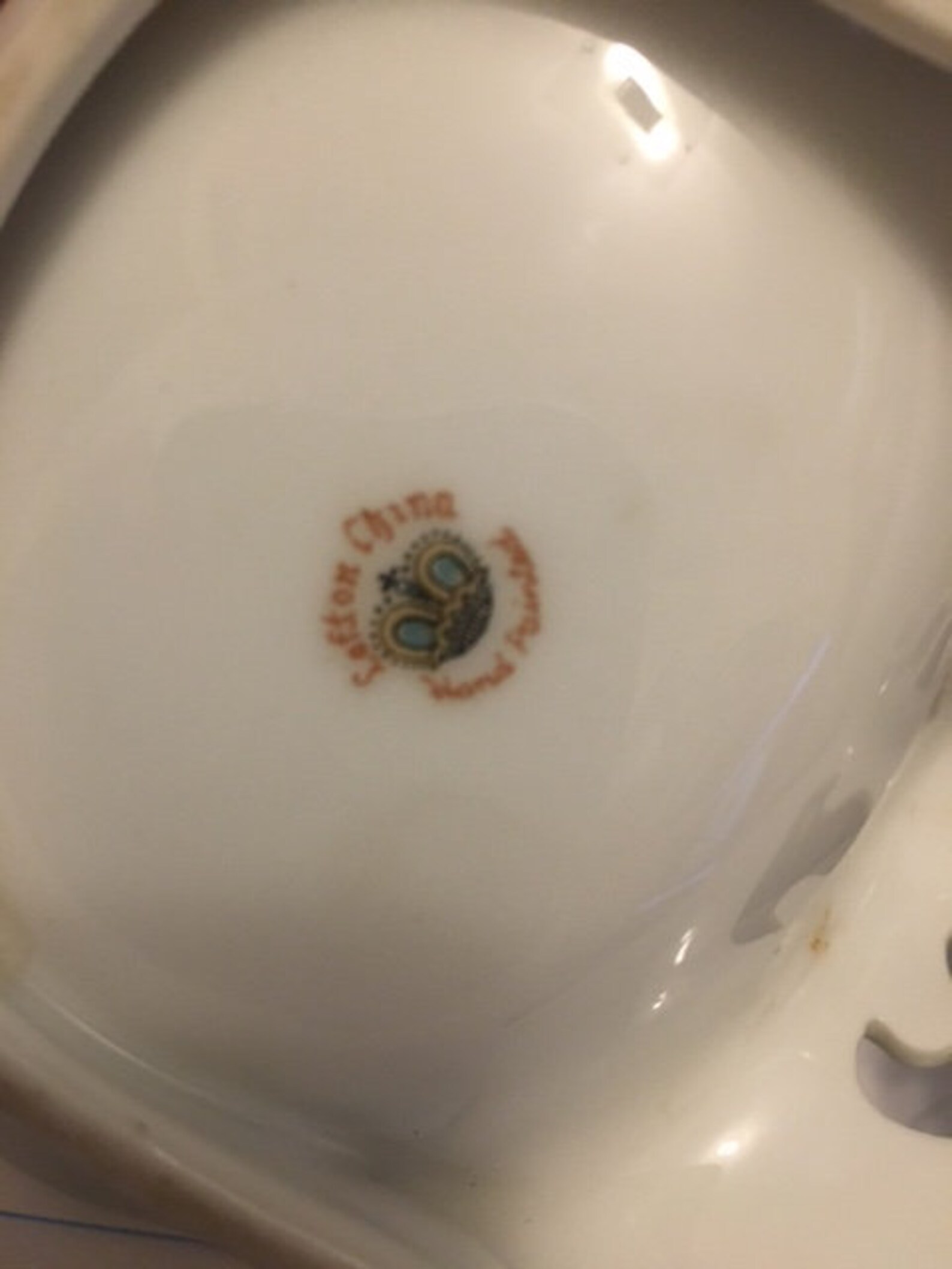 Lefton China Three Compartment Dish Hand Painted Victorians - Etsy