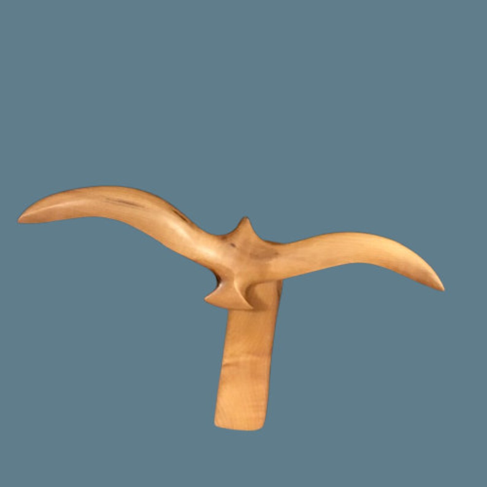 Seagull Myrtlewood Hand Carved Soaring Sea Bird Vintage 1970s - Etsy