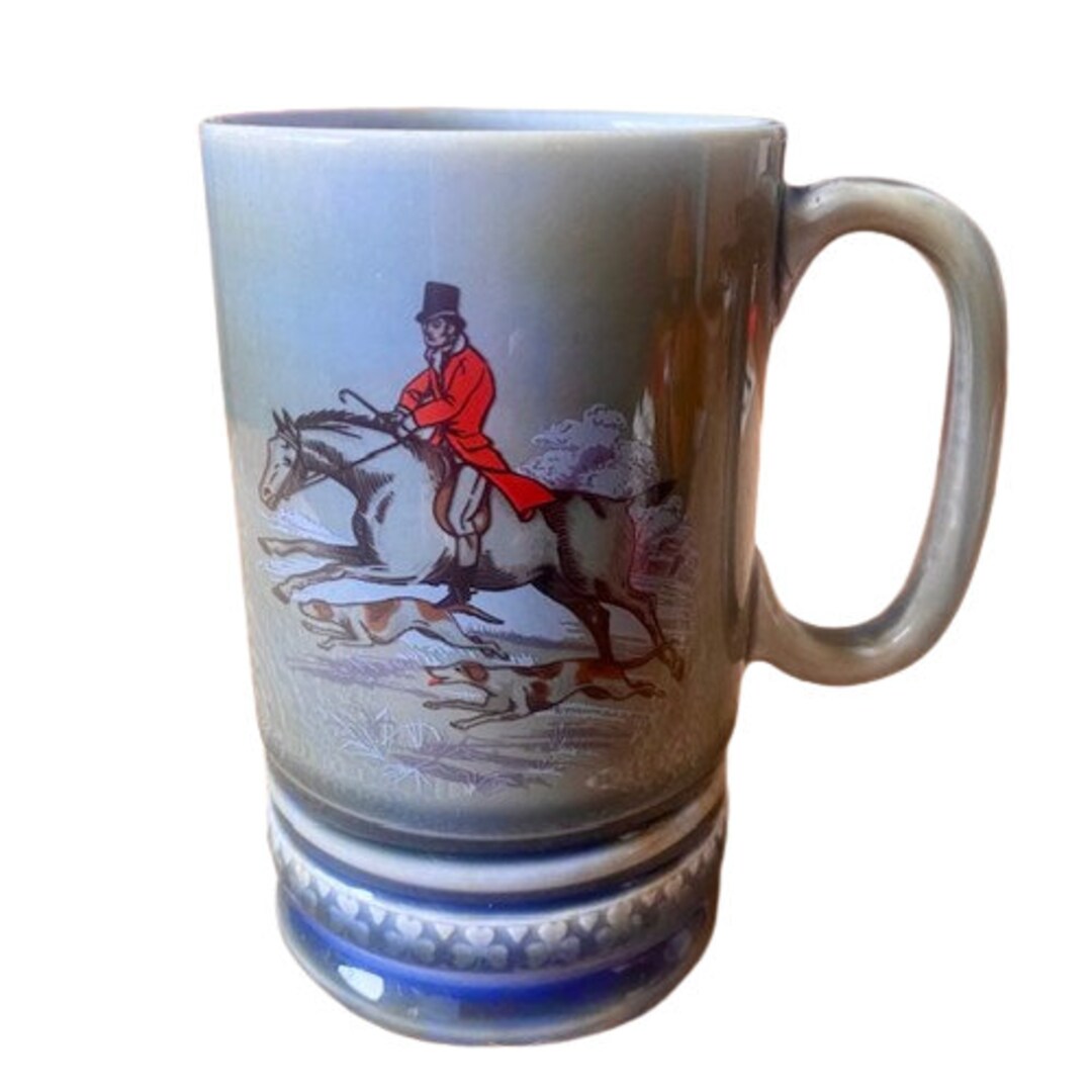 Irish Wade Porcelain Beer Stein Mug Tankard Fox Hunt and Musical My ...
