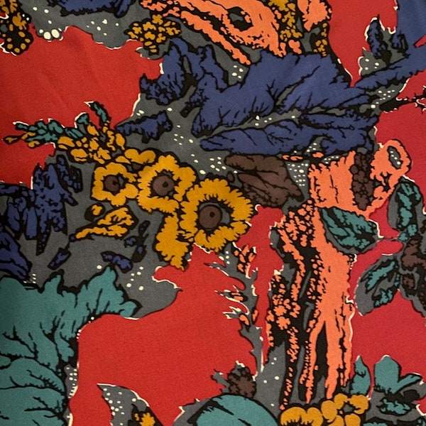 Silk Scarf Vintage - Etsy