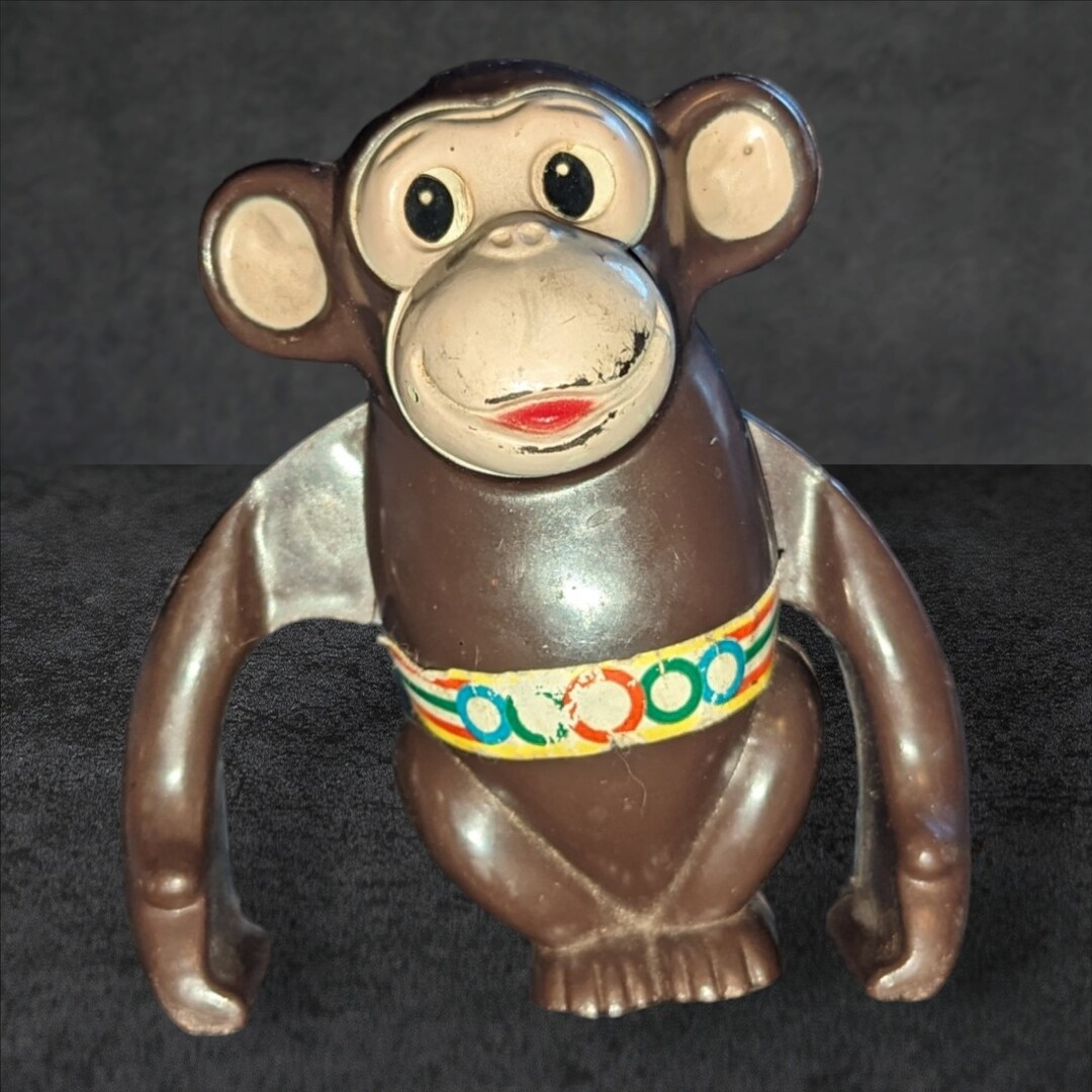 Vintage Plastic Wind-up Olympic Side-walking Arm Ape Monkey Toy - Etsy