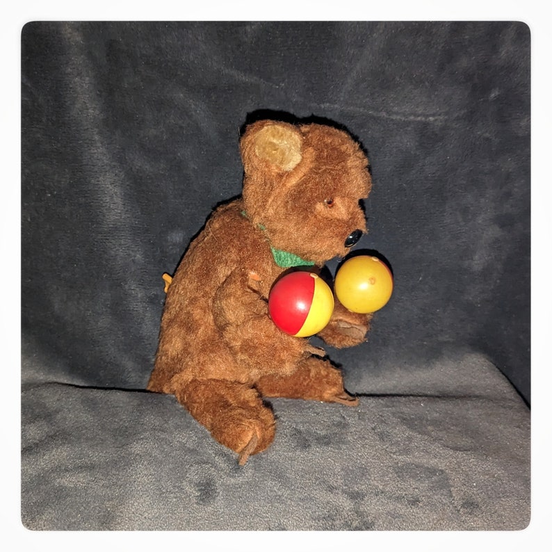 Vintage 8" Carl Original Wind-up Teddy Bear! Original Tag! - Etsy