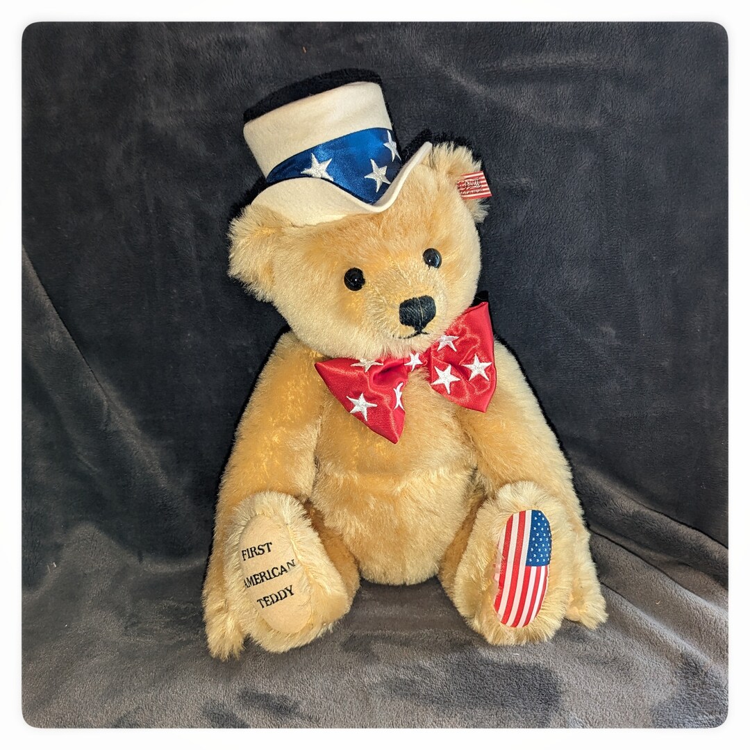 Ltd. Ed. 2003 STEIFF First American Teddy Bear Mint in Box ...