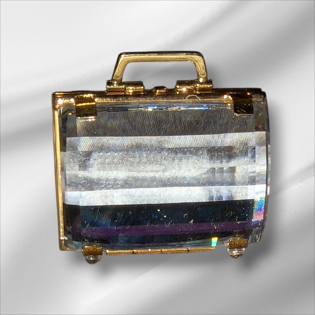 Vintage Swarovski Crystal Purse Locket: Memories Collection - Etsy