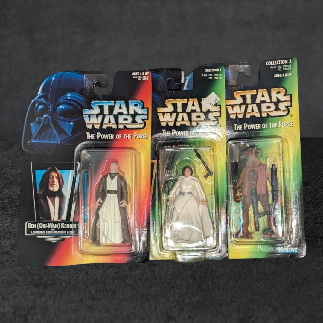 1990's Power of the Force Obi-wan Kenobi, Princess Leia Organa ...