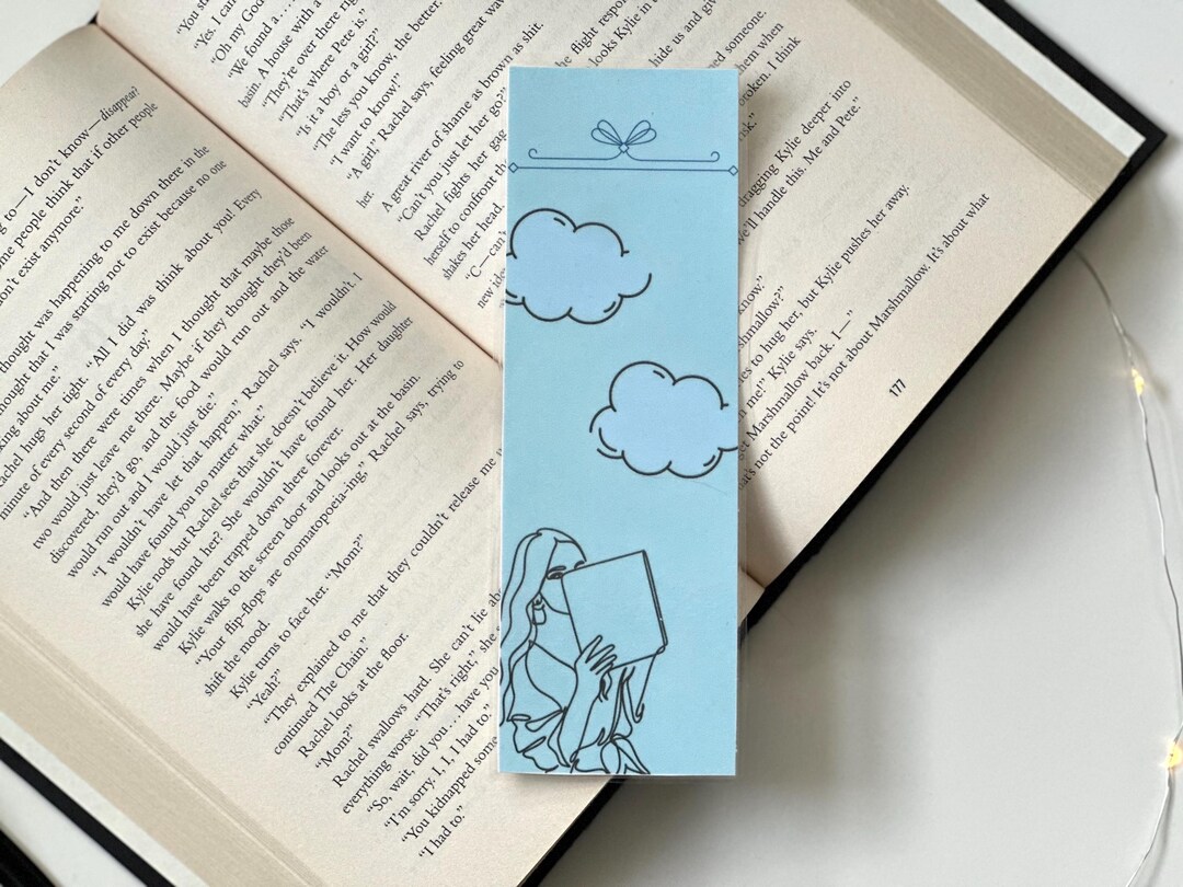 Cute Bookish Bookmark Laminated Book Mark, Bookstagram Page Saver ...