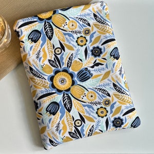 Blue & Yellow Floral Tablet Sleeve - Custom Tablet Pouch, Tech ...