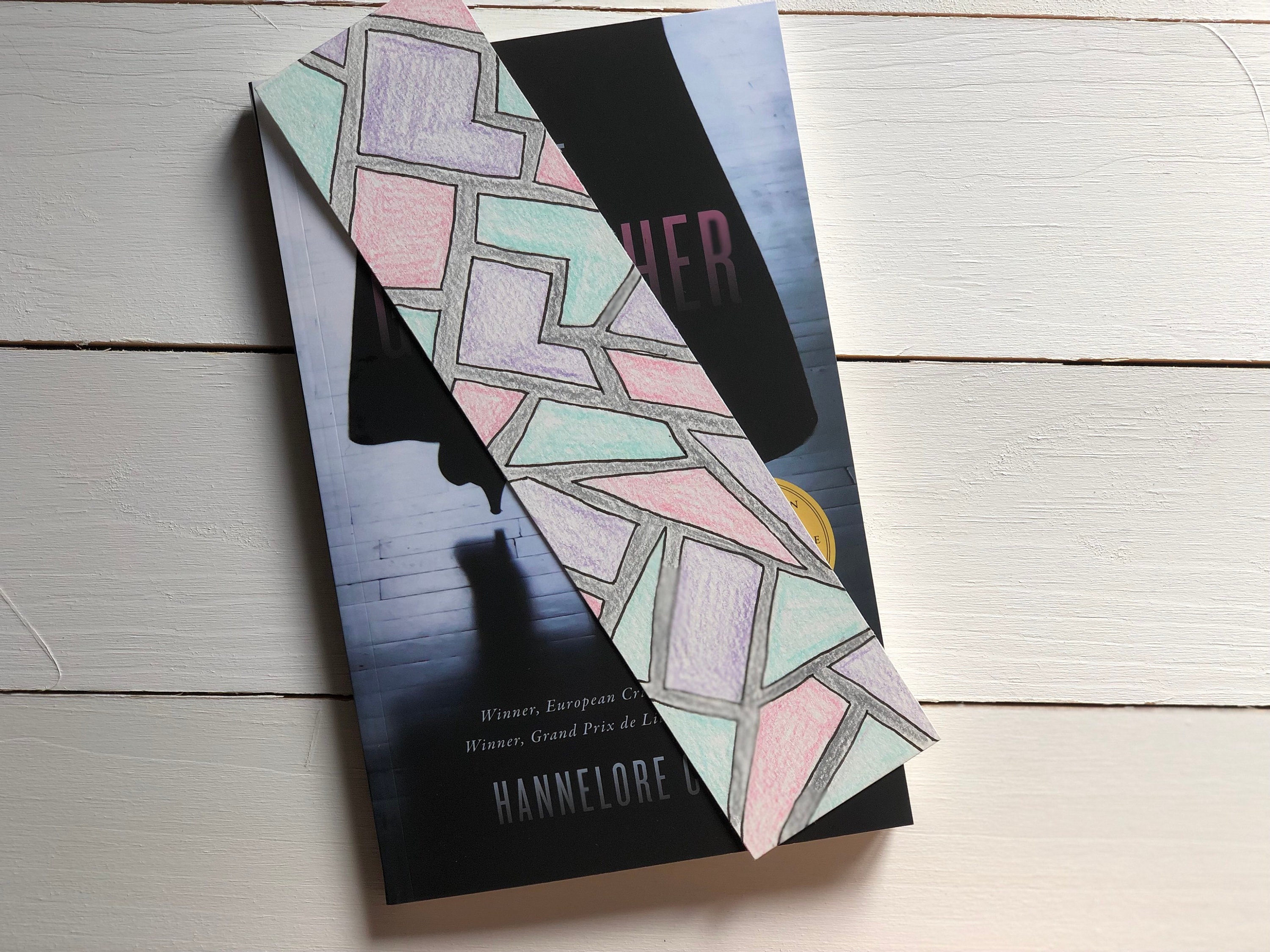 Geometric Paper Bookmark Geometric Art Bookmark Handmade | Etsy